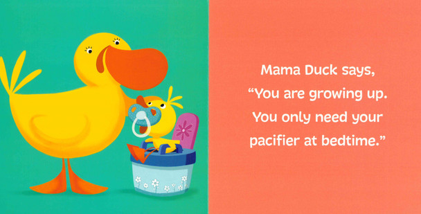 No More Pacifier, Duck (Board Book) - Books By The Bushel