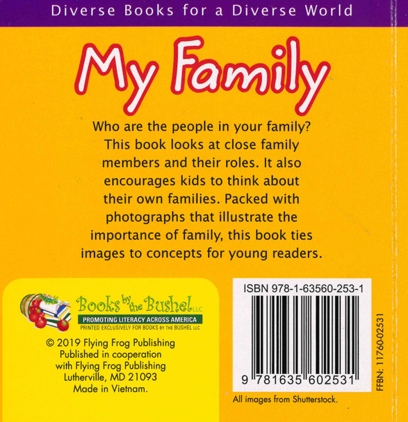 My Family (Board Book) - Books By The Bushel