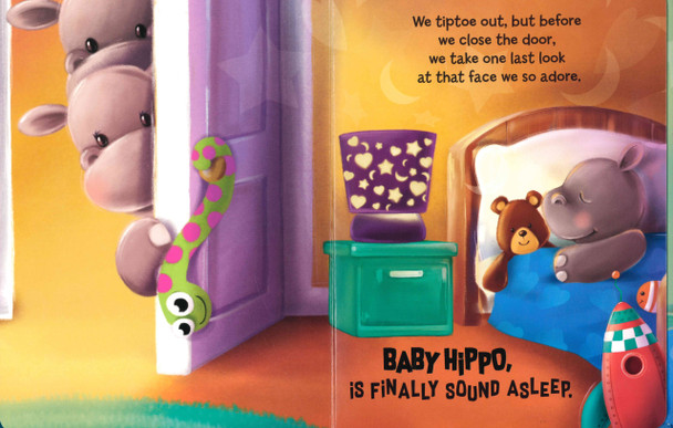 Baby Hippo, It's Time for Sleep (Padded Board Book) - Books By The Bushel