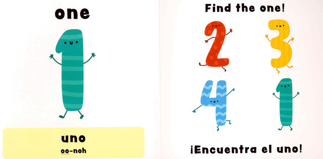 Numbers/Los números (Spanish/English) (Board Book) - Books By The Bushel