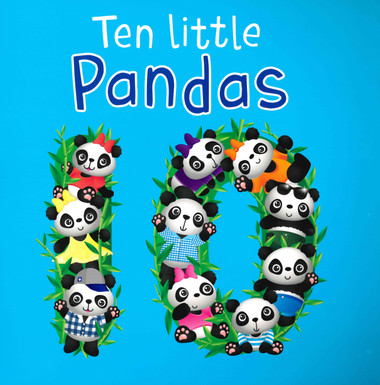 Ten Little Pandas (Paperback) - Books By The Bushel