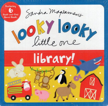 Looky Looky Little One Library! Set of 6 (Board Book) - Books By The Bushel