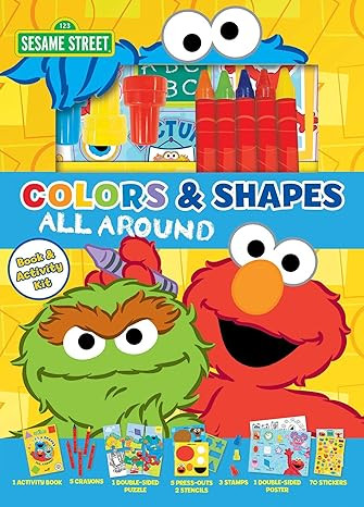 sesame street coloring pages shapes
