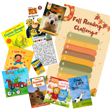Fall Into Reading! Reading Challenge Set of 8 Books and More ...