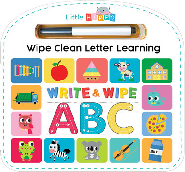 Write & Wipe ABC (Board Book) - Books By The Bushel