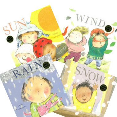 Whatever The Weather Set of 4 (Board Book) - Books By The Bushel
