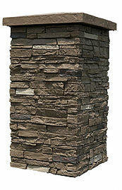 Slate Stone Post Covers | DeckExpressions