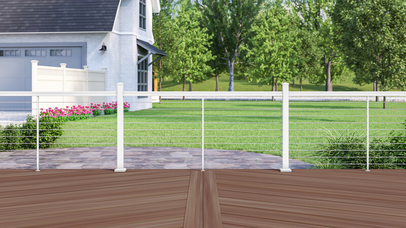 RDI ~ Avalon Cable Rail Upper Beam Kit ~ Deck Expressions