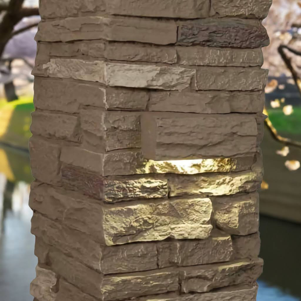 Faux Stone Column Wraps | Stone Column Caps