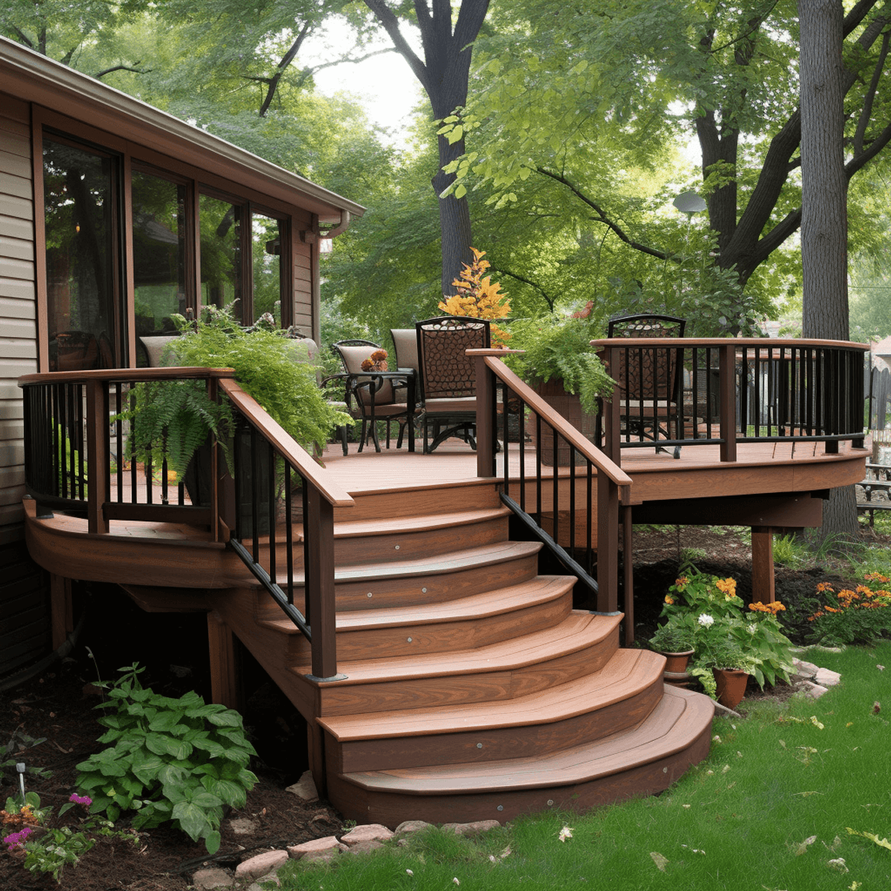 How High Should Deck and Stair Railing Be? - Deck Expressions