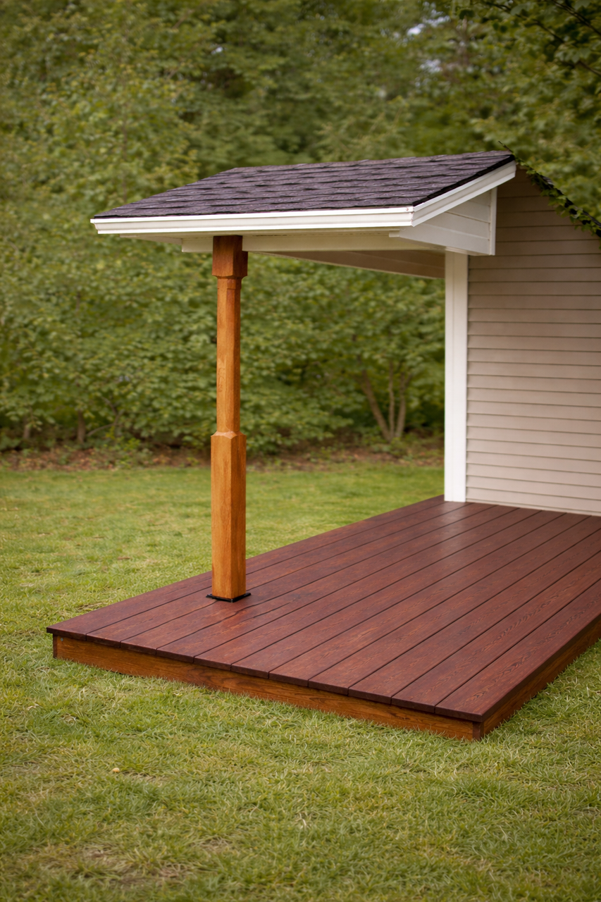 Mr. Spindle Cedar Porch Posts | DeckExpressions