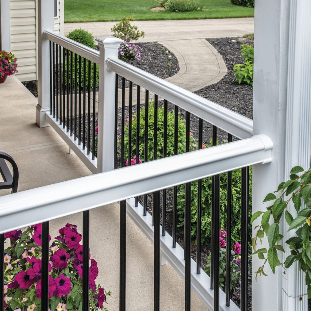 Bella Premier Railing ~ Black Aluminum Balusters ~ Deck Expressions