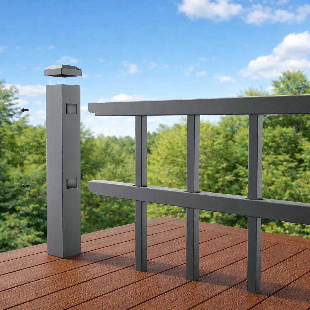 Deckorators pre-assembled fence post kits ~ Deck Expressions