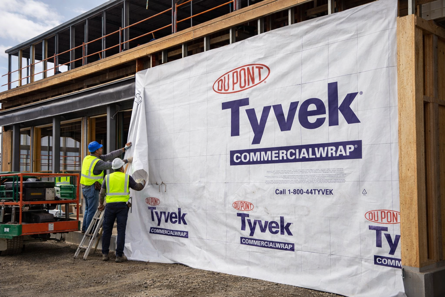Tyvek Commercial Wrap 5'x200' | Weatherization