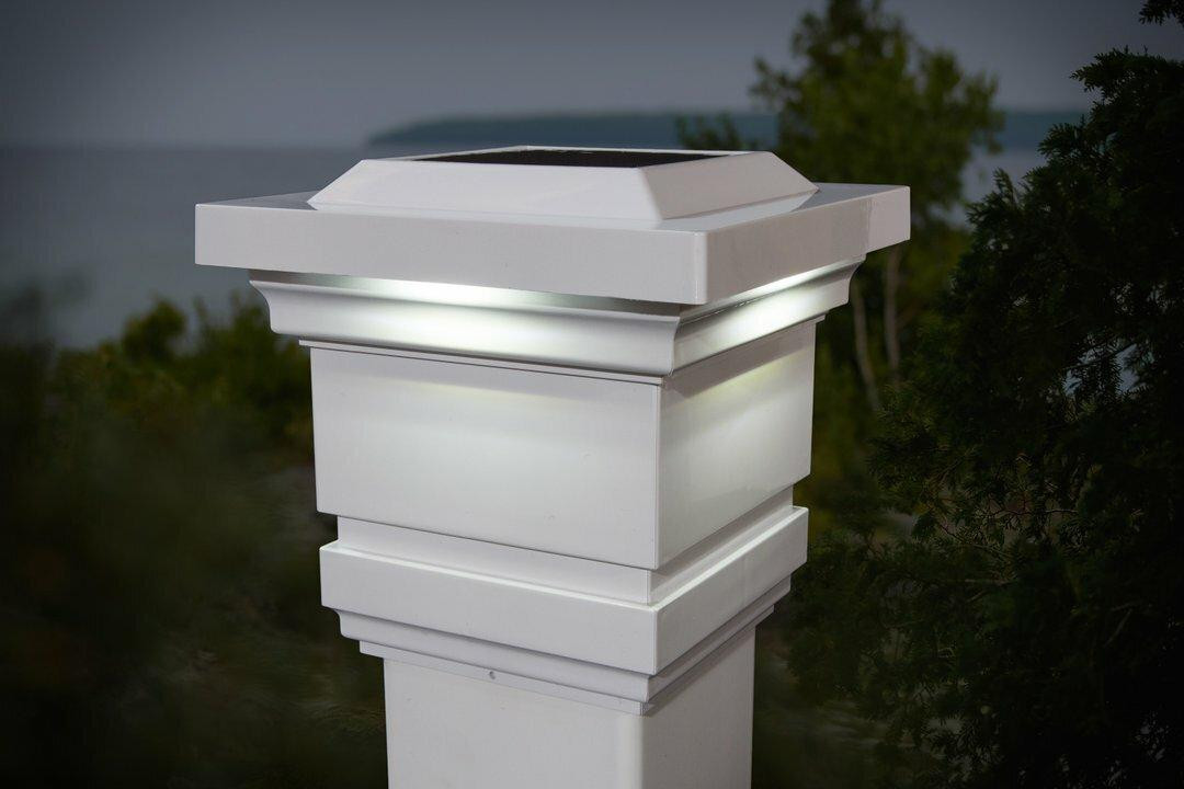 Solar Post Caps - The easiest way to add lighting to your posts.