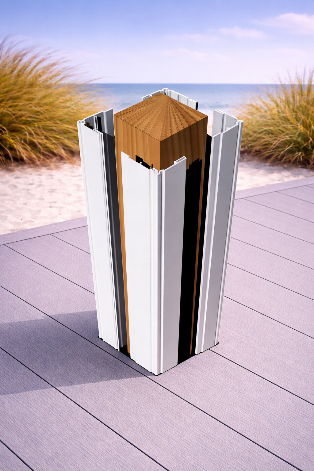 Vinyl Post Sleeves & Wraps | Vinyl Column Wraps
