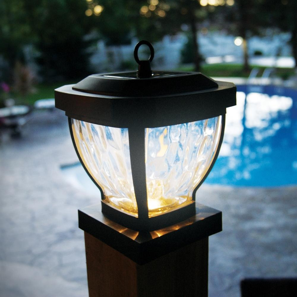 Solar Post Caps - The easiest way to add lighting to your posts.