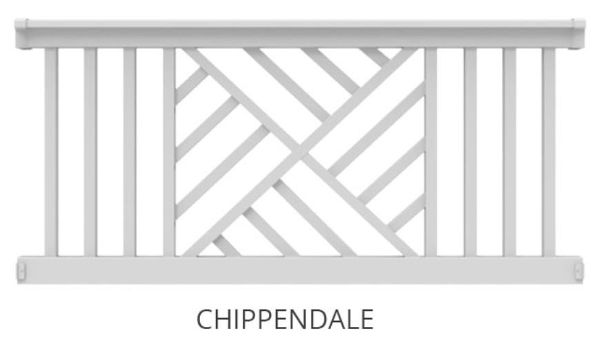 Decorative Railing Outdoor | Finyl Line by RDI