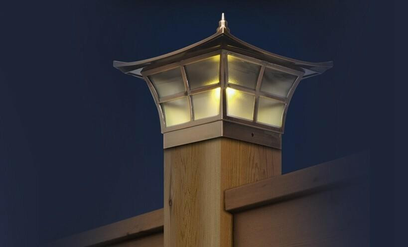 Ambiance solar post cap | DeckExpressions.com