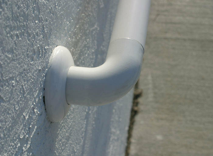 90 degree post return for RDI vinyl Railing at Deck Expressions