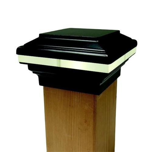 Aurora LED low voltage Saturn Anello Post cap | DeckExpressions