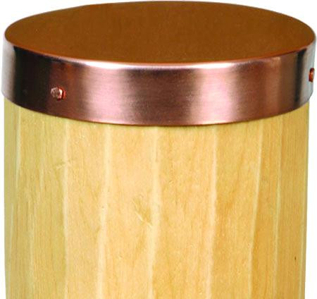 Round copper post caps by Nortek | DeckExpressions.com