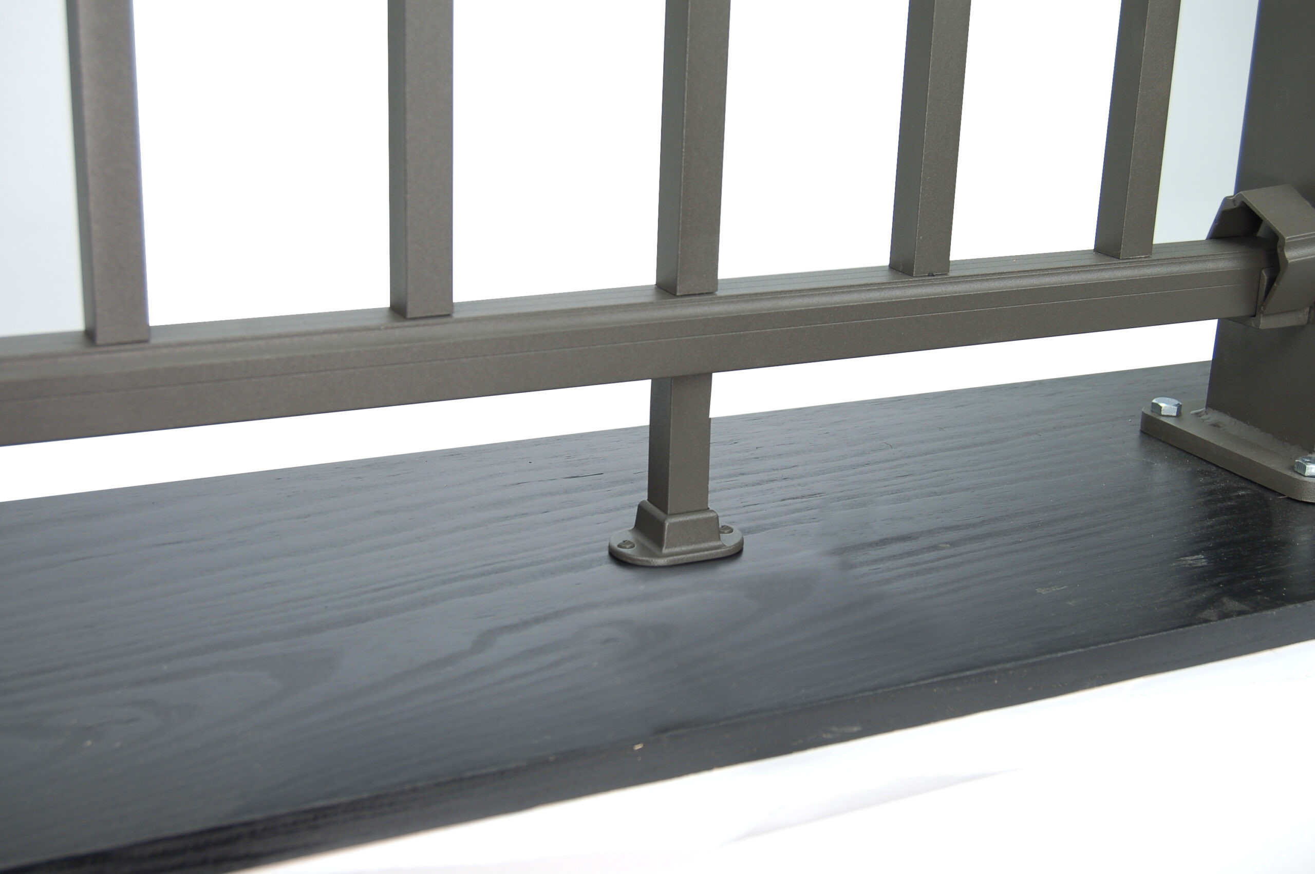 Prestige aluminum foot block | Keeps rails from sagging