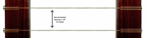 Rail FX 224 series Cable Rail | For a Non Obstructive view
