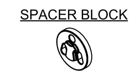 RDI Secondary Handrail | Spacer Block