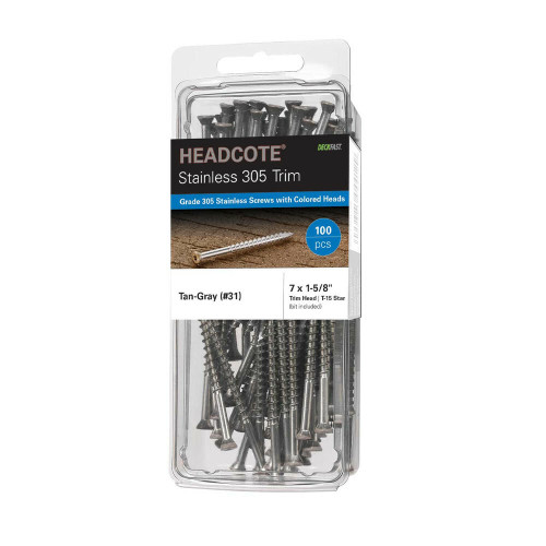 Composite Deck Screws & Trim Screws | Deck Expressions