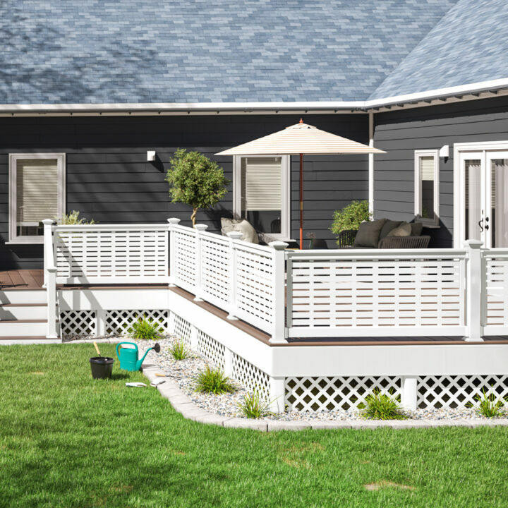 RDI Finyl Line Decorative Screen Railing ~ Deck Expressions