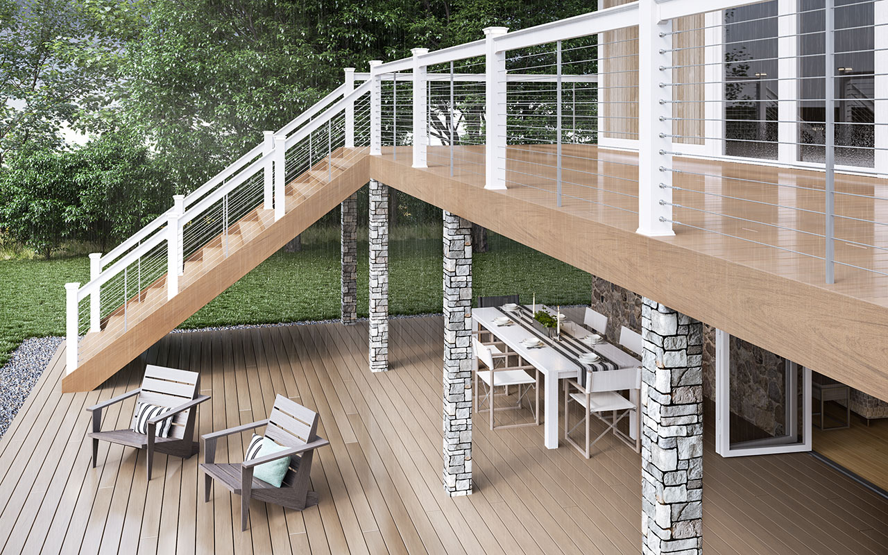 Stone Post Covers ~ Deck Expressions