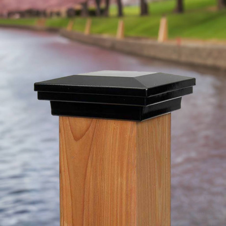 Fortress accents Aluminum Post Caps | Deckexpressions.com