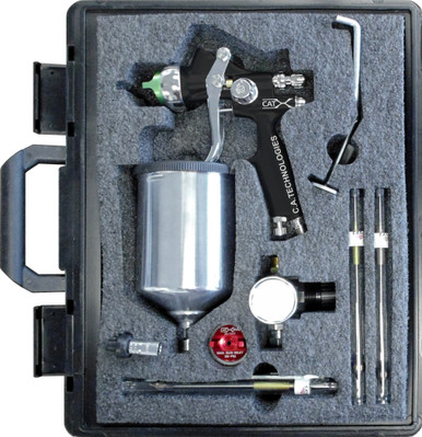 C.A. Technologies CAT-X-B-W Gravity CAT X Black Wood Pack Spray Gun
