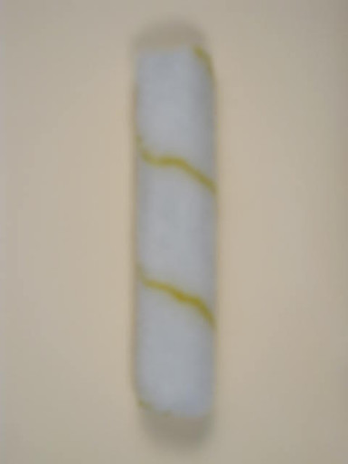 4” Gold stripe mini roller cover, bended polyester