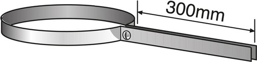 Wall Standoff Brackets Galvanised - SFP