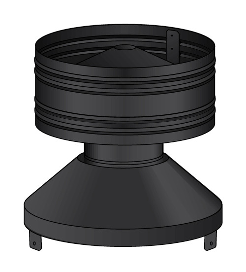 Anti Down Draught Combination Cowl - Hi Therm® - SFP