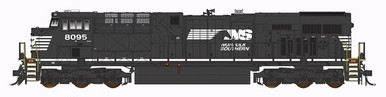 GE ES44AC w/LokSound & DCC -- Norfolk Southern #8115 (black, Horse Head ...