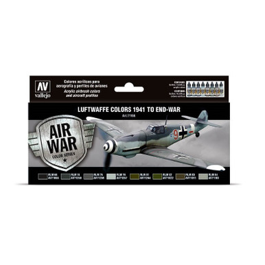 VLJ71166 - Luftwaffe Colors 1941 To End-War, Model Air Paint Set, 1/2 ...