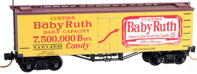N 36' Wood-Sheathed Ice Reefer - Ready to Run -- Nestle Baby Ruth NADX ...