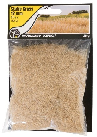 WOOFS628 Static Grass, Straw 12mm - MRS Hobby Shop