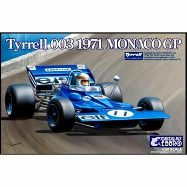 EBB7 Tyrrell 003 Monaco 1971 Grand Prix Race Car - MRS Hobby Shop
