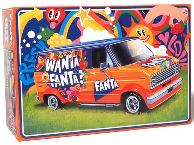AMT1471 AMT 1977 Ford Custom Van Fanta - MRS Hobby Shop