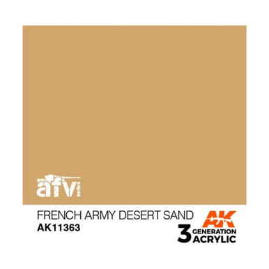 AKI11363 AK Interactive 3G French Army Desert Sand - MRS Hobby Shop