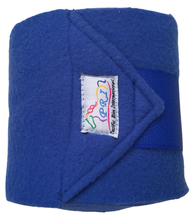 Royal Blue Fleece Polo Wraps (Set of 4) - Bon-Vivant Unique Equestrian ...