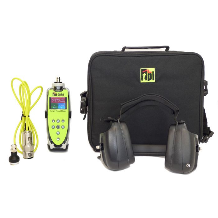 TPI 9080K2 Smart Trend Vibration Meter with all Accessories