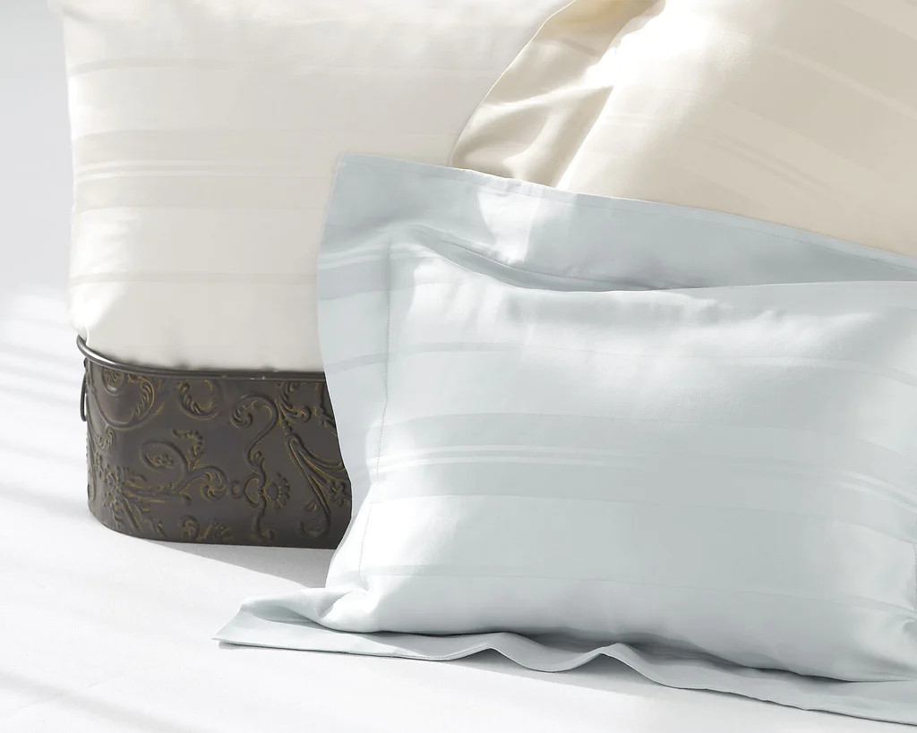 Legna Lucca Stripe Sheets - Pure Linens - Legna Sheets Cases and SDH Linens