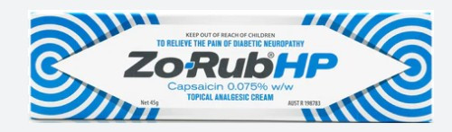 Zo-Rub HP 0.075% topical cream 45g - Capsaicin
