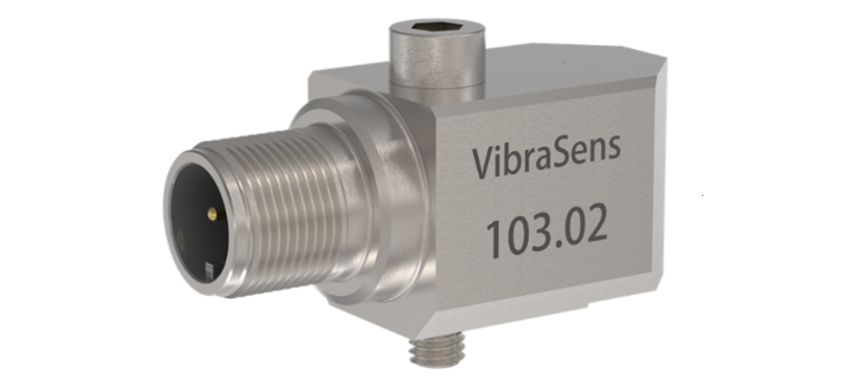 New ICP, industrial accelerometer, side connector, model 103.01 - VibraSens