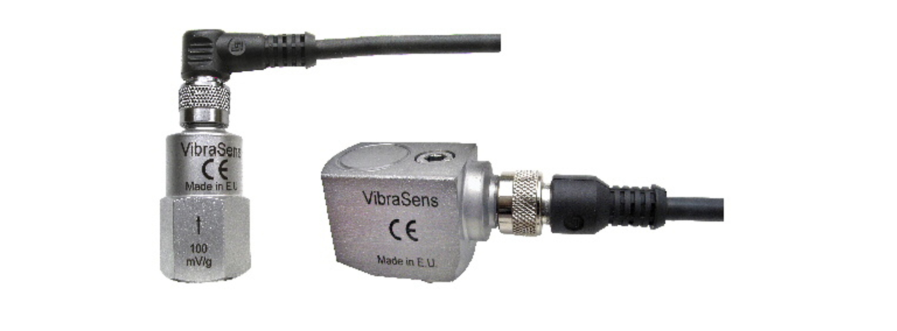 Industrial accelerometer features M12 connector - VibraSens